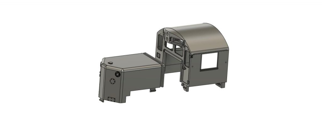 Chicago and Northwestern SD9 cab and nose conversion kit-late style ...