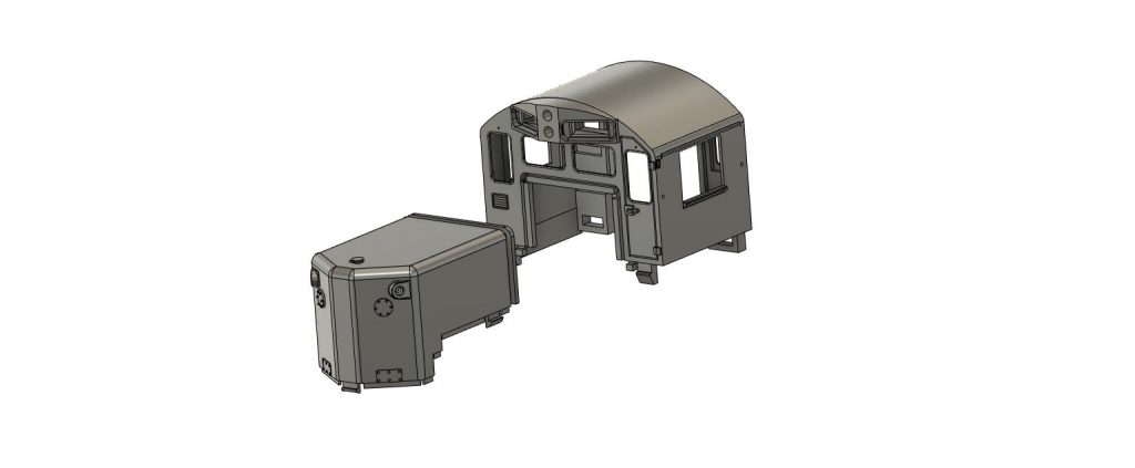 Chicago and Northwestern SD9 cab and nose conversion kit-original style ...