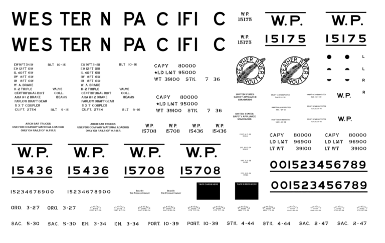 Western Pacific Pullman Boxcar 1927-1948 – Lines West Products